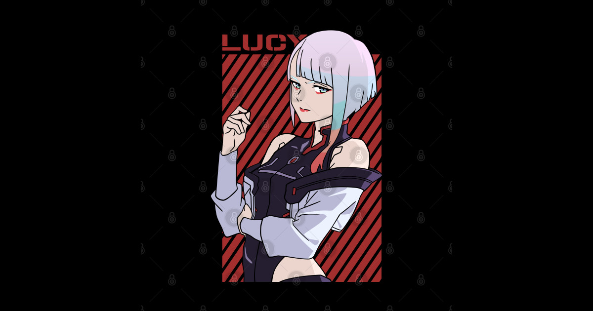 Lucy - Lucy Cyberpunk - Sticker | TeePublic
