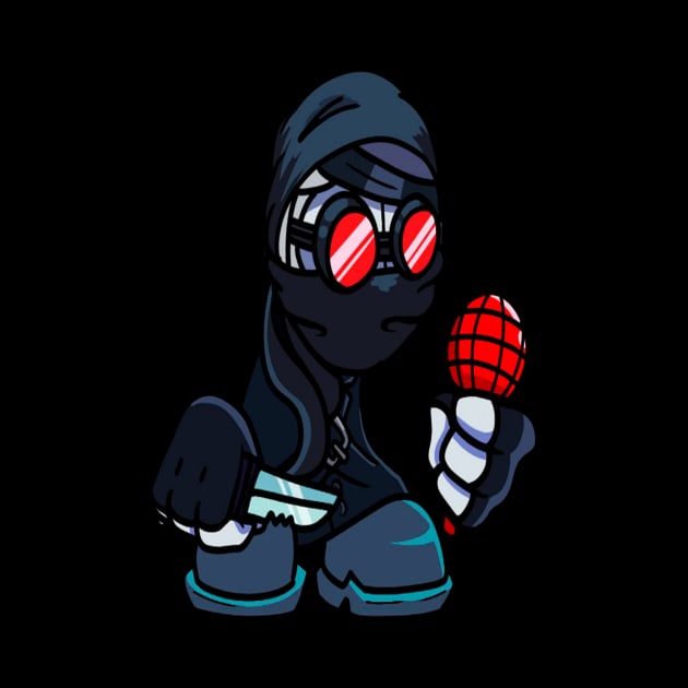 Hank FNF (Friday Night Funkin) - Hank Fnf - Pin | TeePublic