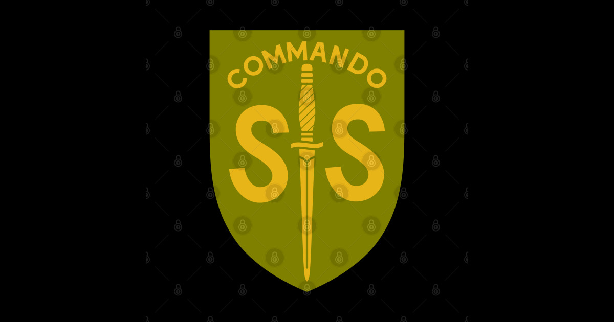 WW2 British Army No2 Commando SAS Badge - Special Air Service - Sticker ...