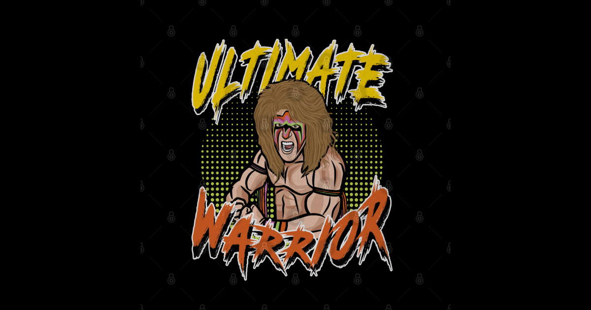 Ultimate Warrior Toon - Ultimate Warrior - Sticker | TeePublic