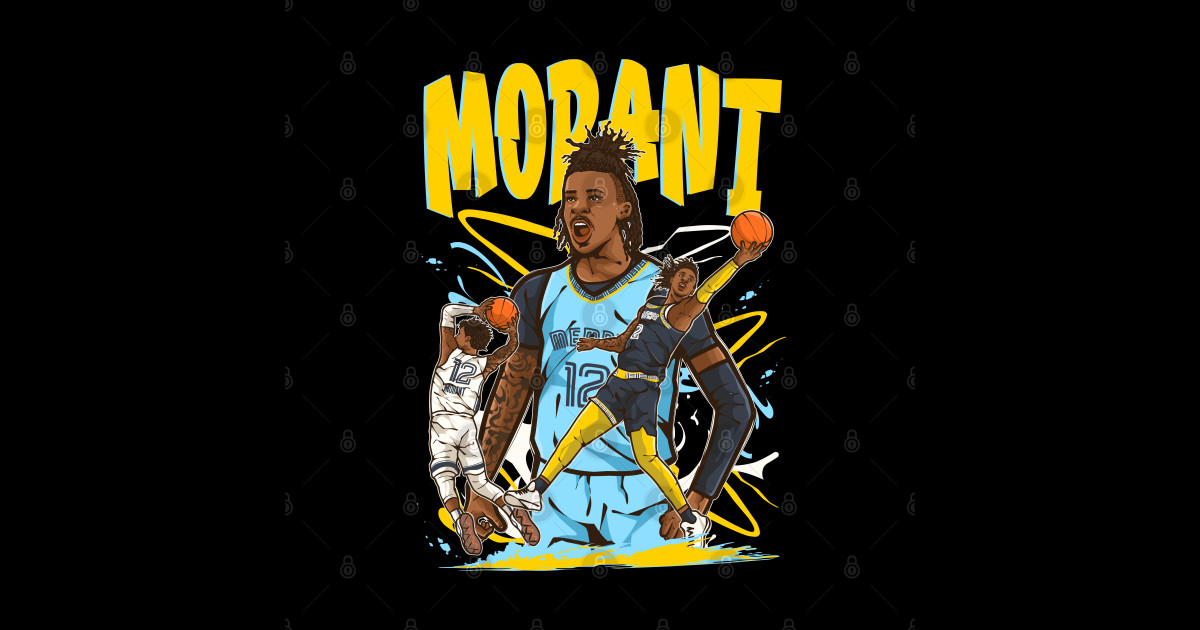 Ja Morant Cartoon - Ja Morant - Sticker | TeePublic