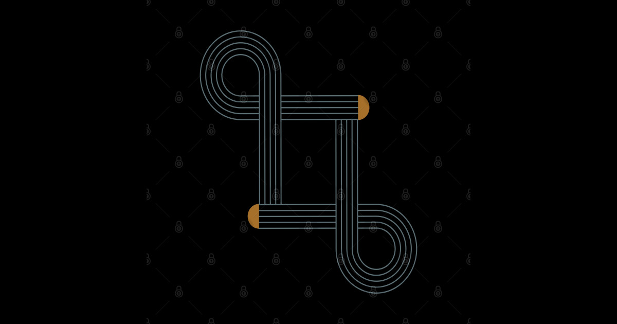 Geometric Flow Design - Geometric Flow - Sticker | TeePublic