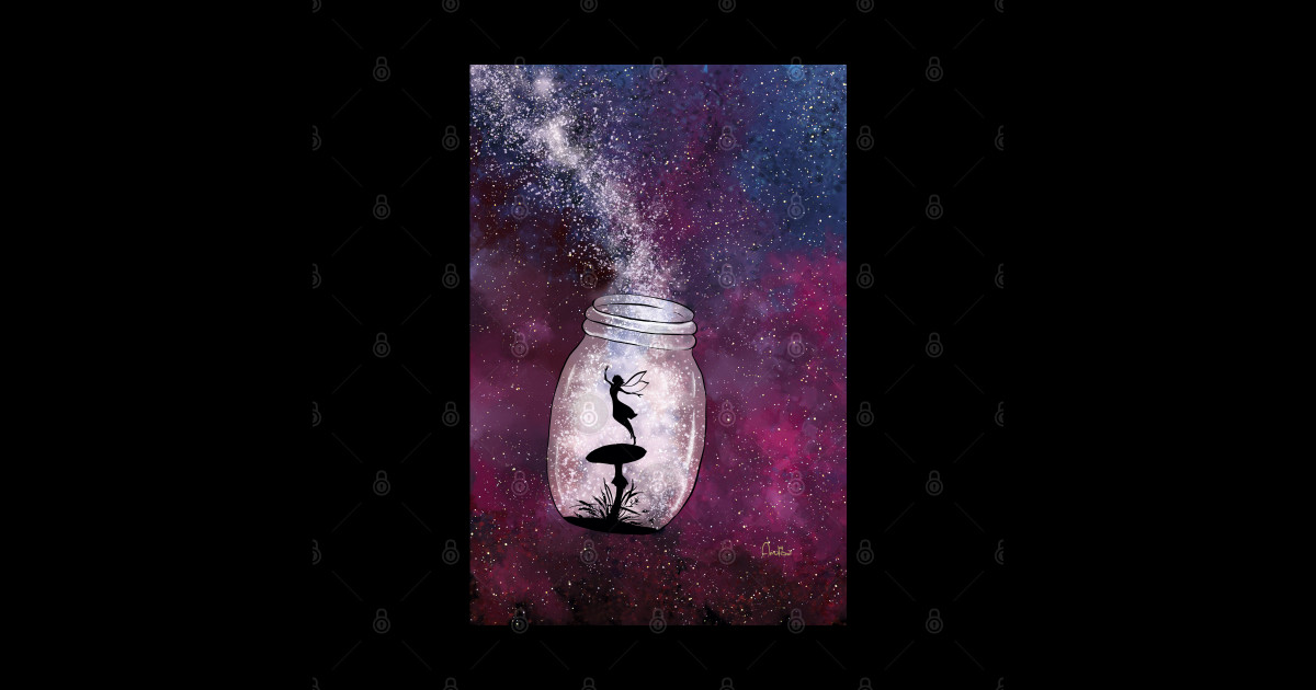 The stars fairy tale. Artwork by Annalisa Amato - Stars - Sticker ...