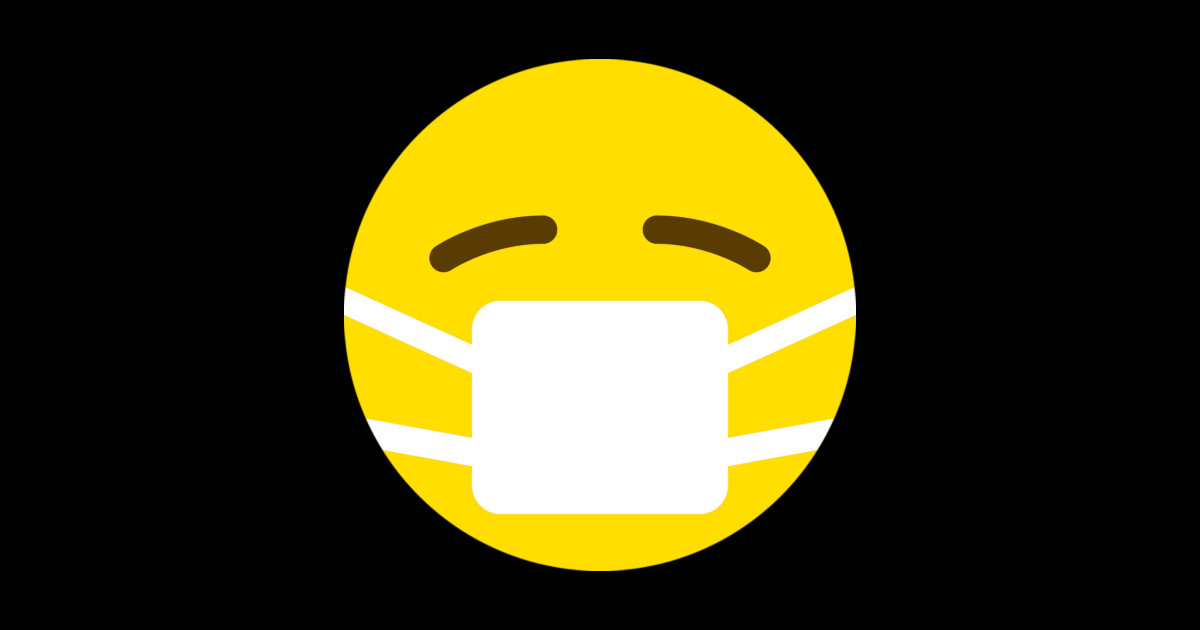 funny emoji face mask - Funny Emoji Face - Sticker | TeePublic