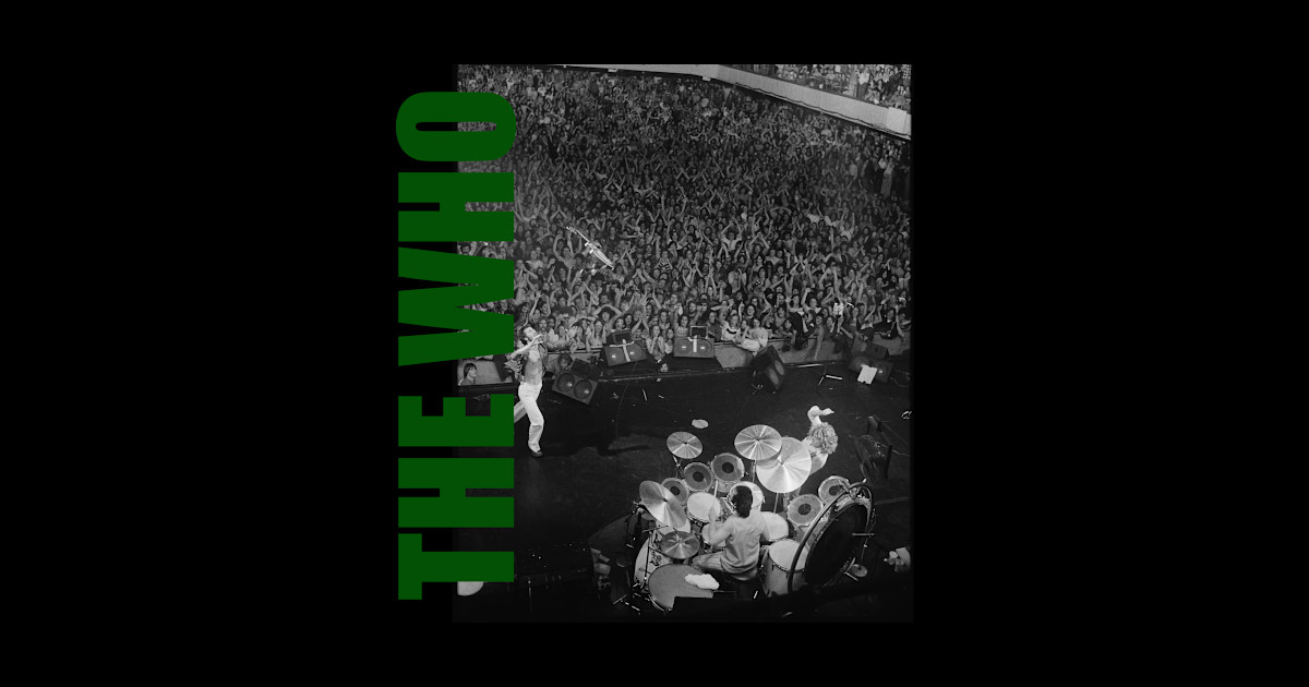 The Who // Retro Aesthetic Fan Art // 80s - The Who - Sticker | TeePublic