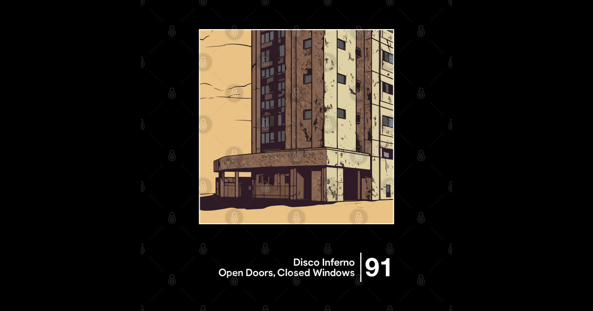 Disco Inferno - Minimalist Graphic Artwork Design - Disco Inferno ...