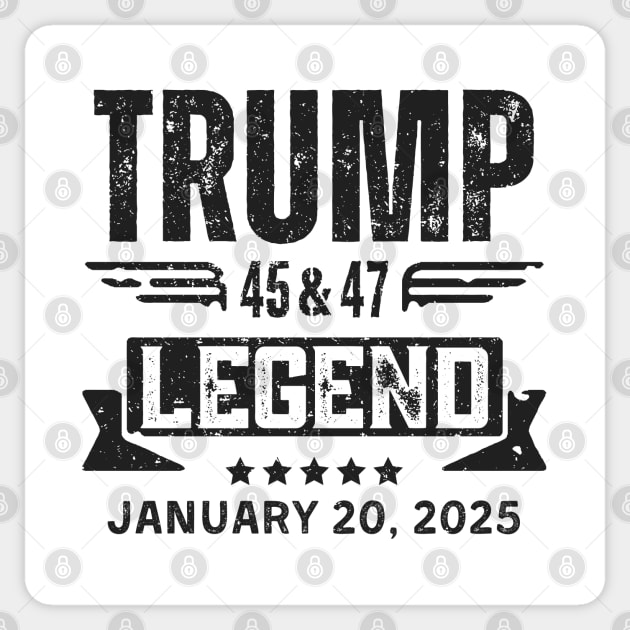 Donald Trump Legend - Donald Trump 2024 - Sticker | TeePublic