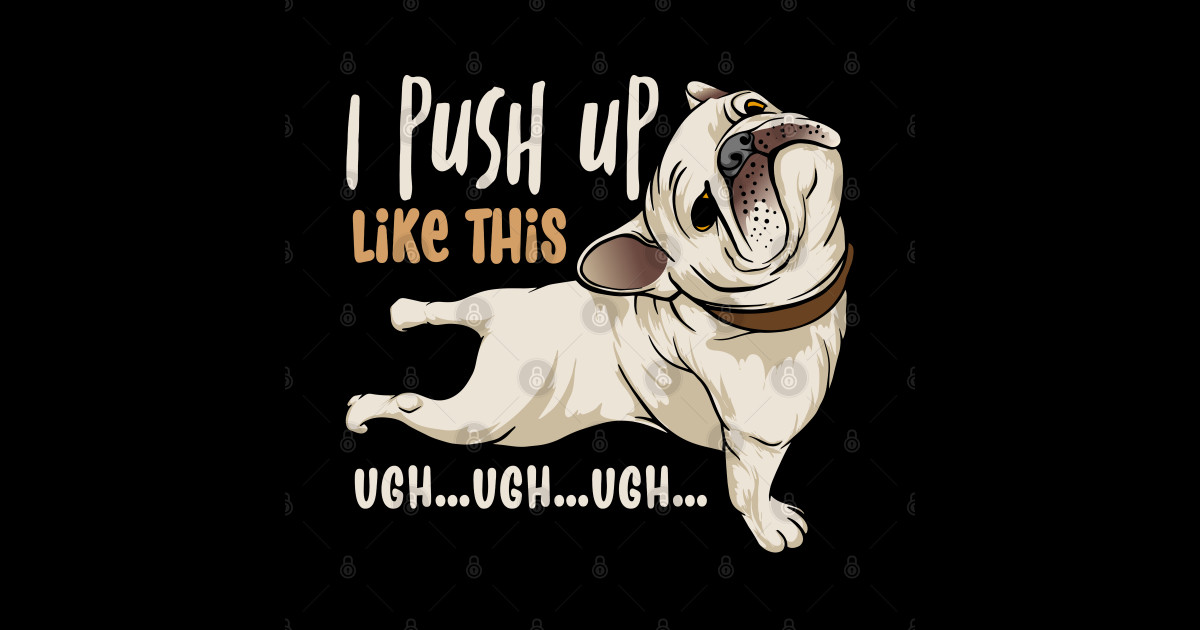 i push up like this - Push Ups - Sticker | TeePublic