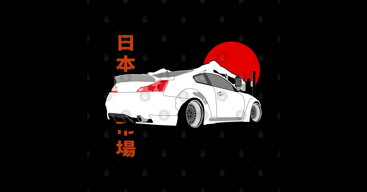 Infiniti G35 Coupe JDM Style - Infiniti - Sticker | TeePublic