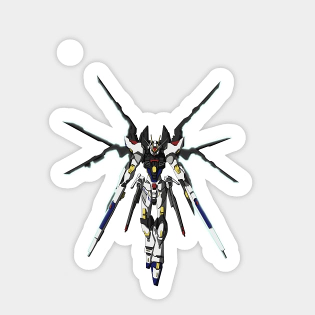 Strike Freedom - Giant Robot - Sticker | TeePublic