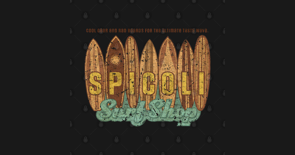 Vintage Spicoli Surf Shop - Fast Times At Ridgemont High - T-Shirt ...