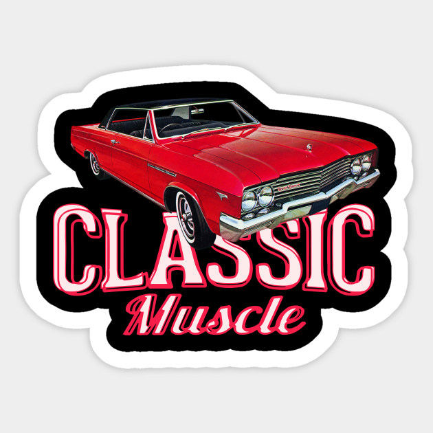 classic muscle car - Gearhead - Sticker | TeePublic