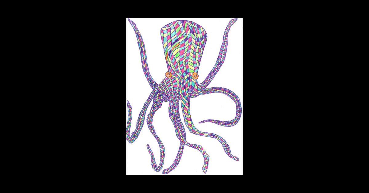 Syd Barrett's Octopus - Syd - Sticker | TeePublic