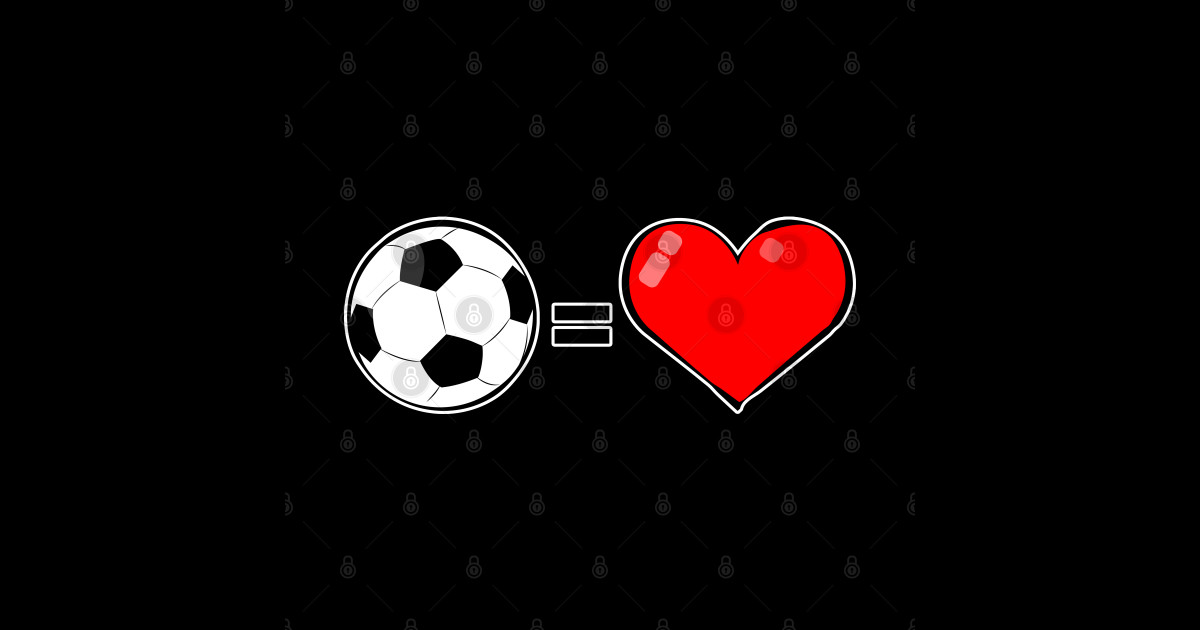 Football / Soccer Is Love - Football - Sticker | TeePublic