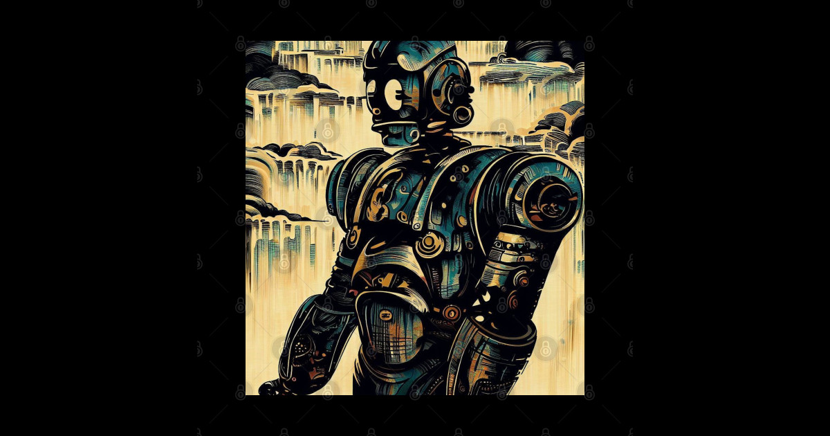 Hokusai Automaton - Hokusai - Sticker | TeePublic