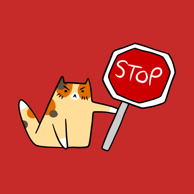 Stop Sign Cat - Cat - Pin | TeePublic