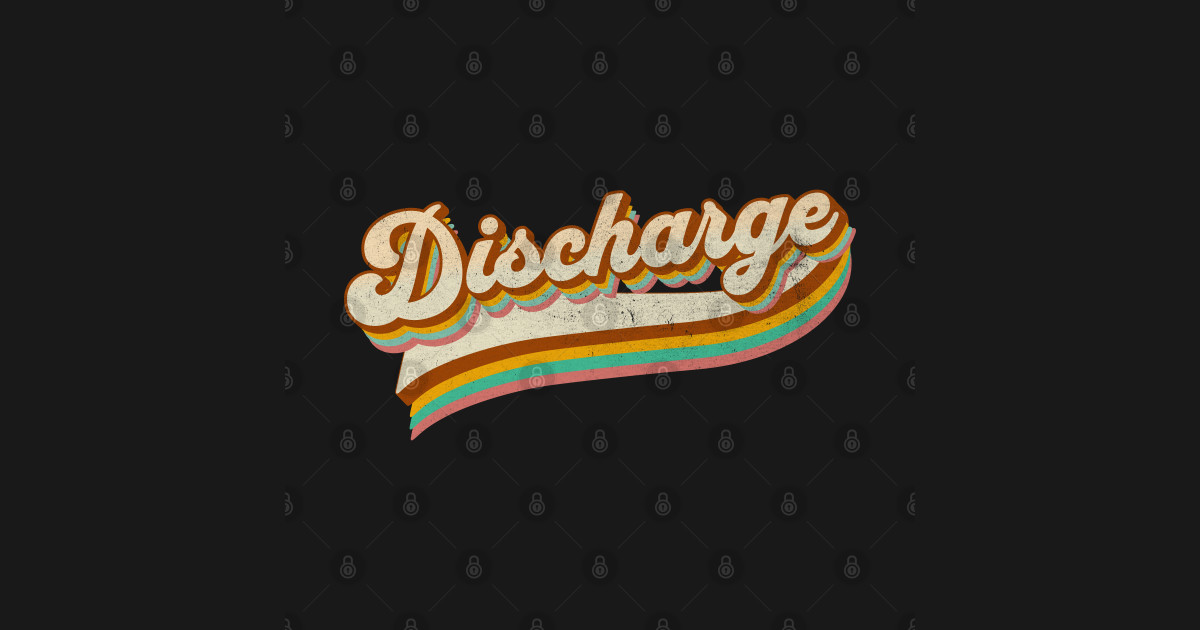 Retro Discharge Vintage Discharge Band Style Hardcore Punk Classic Rock ...