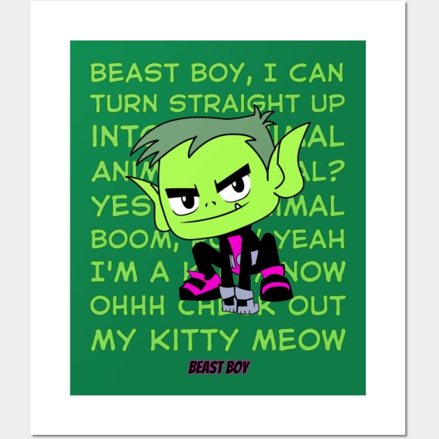 Teen Titans Go To The Movies - Beast Boy - Teen Titans Go - Posters and ...