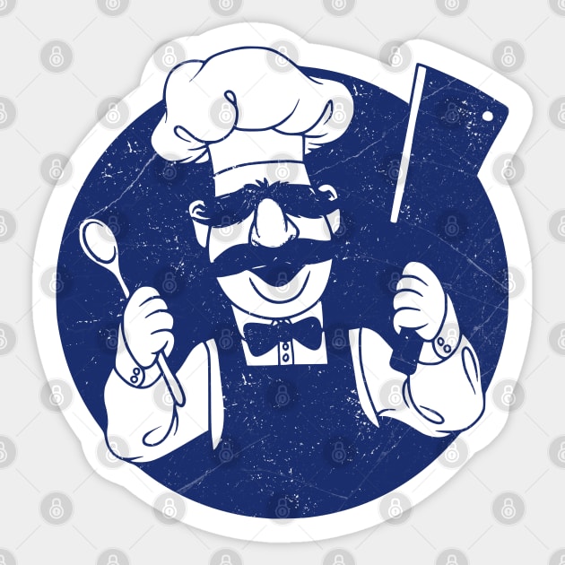 The Muppet Kitchen Swedish Chef - The Muppet Show - Sticker | TeePublic