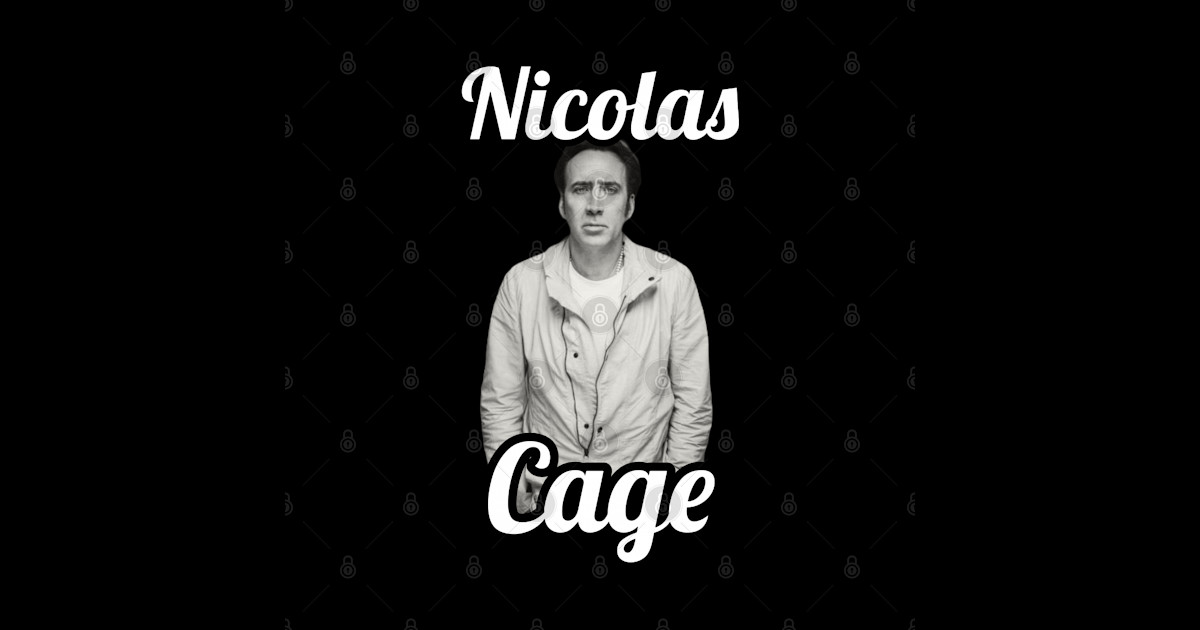 Nicolas Cage / 1964 - Nicolas Cage - Sticker | TeePublic