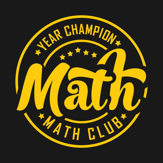 Math club - Math - T-Shirt | TeePublic