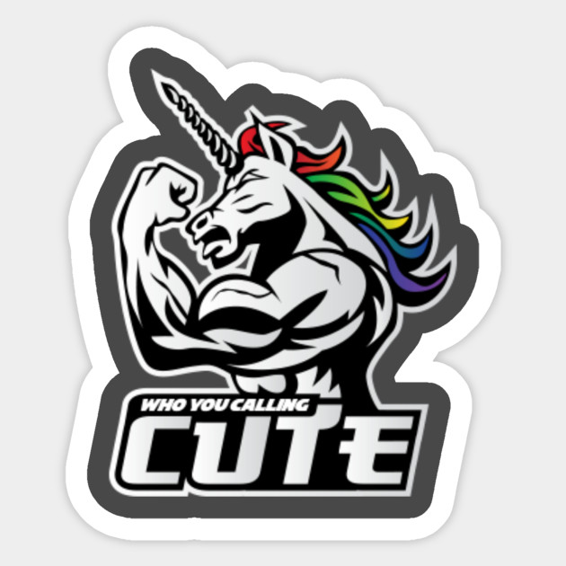 Buff Unicorn - Buff Unicorn - Sticker | TeePublic