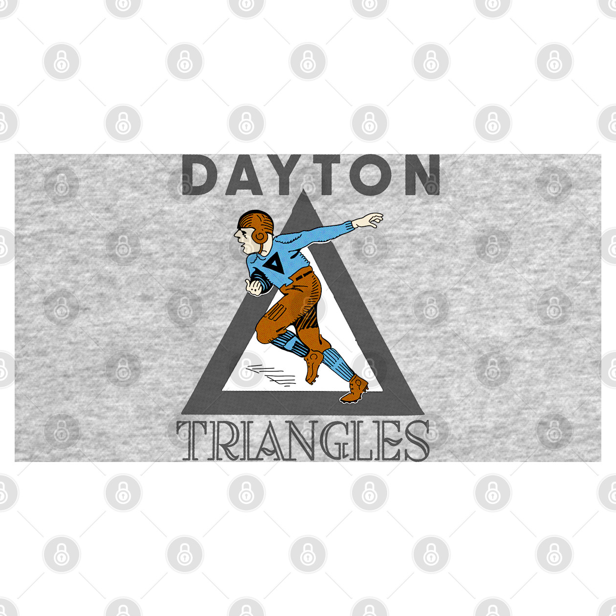 Iconic Dayton Triangles Football 1929 - Dayton Ohio - T-Shirt | TeePublic
