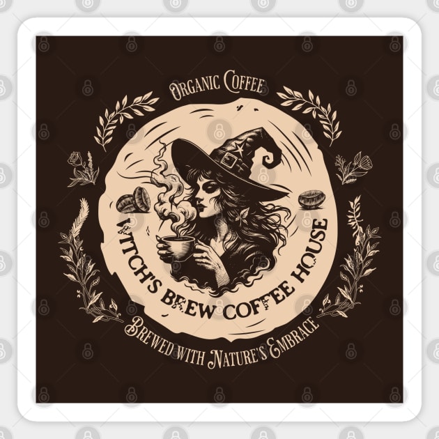 Witch's Brew Coffee House - Witchs Brew - Sticker | TeePublic