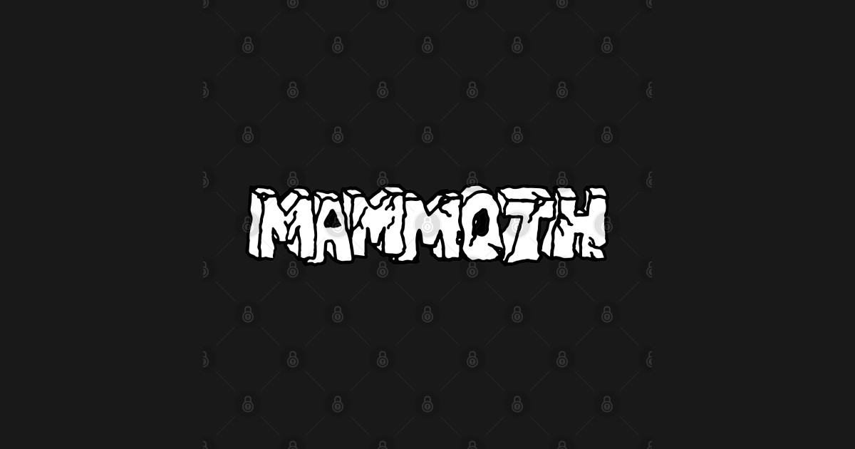 Mammoth - Original VH Band Logo - Rock - T-Shirt | TeePublic