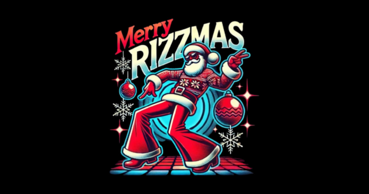 Merry Rizzmas Skibidi-Rizzmas - Skibidi Rizzmas - Sticker | TeePublic