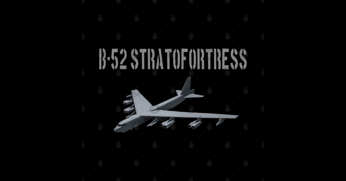 Boeing B-52 Stratofortress Airplane - B 52 - Sticker | TeePublic