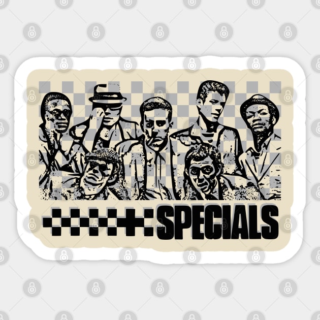 The specials | Retro style - The Specials - Sticker | TeePublic