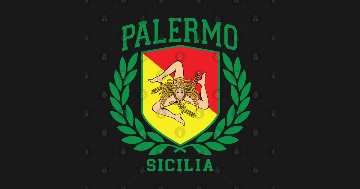 Sicilia Flag and Shield with Trinacria - Palermo - Sicilian - Posters ...