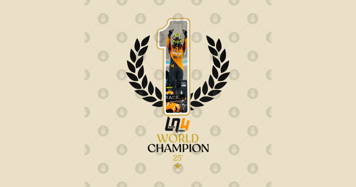 F1 2025 World Champion Lando Norris Formula Gift - Racing Car - T-Shirt ...