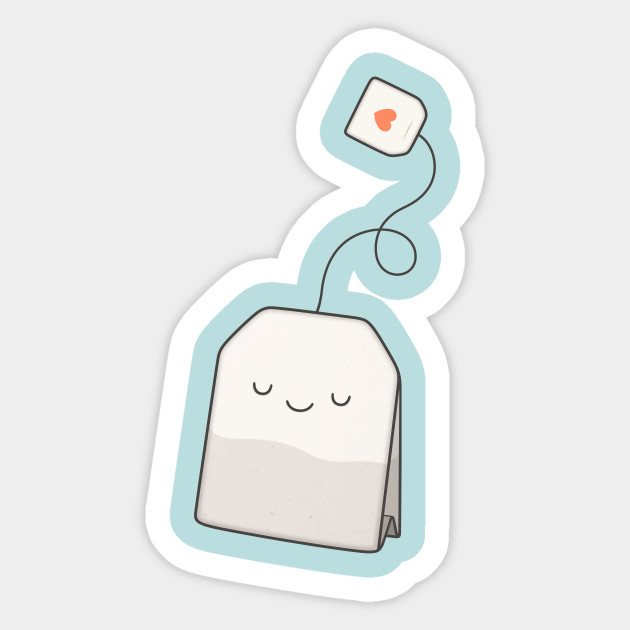 Tea time - Tea Bag - Sticker | TeePublic