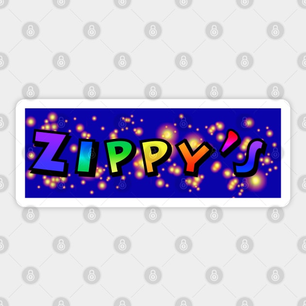 Zippy's Logo - Zippys - Sticker | TeePublic