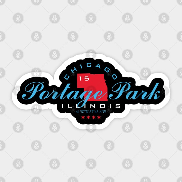 Portage Park / Chicago - Portage Park Chicago - Sticker | TeePublic