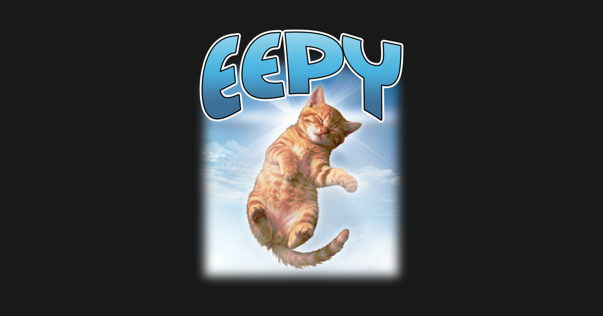 eepy cute sleepy cat meme - Eepy Cat - T-Shirt | TeePublic