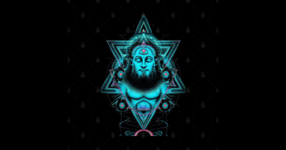 DMT God Head (without square background) - Dmt - Pin | TeePublic