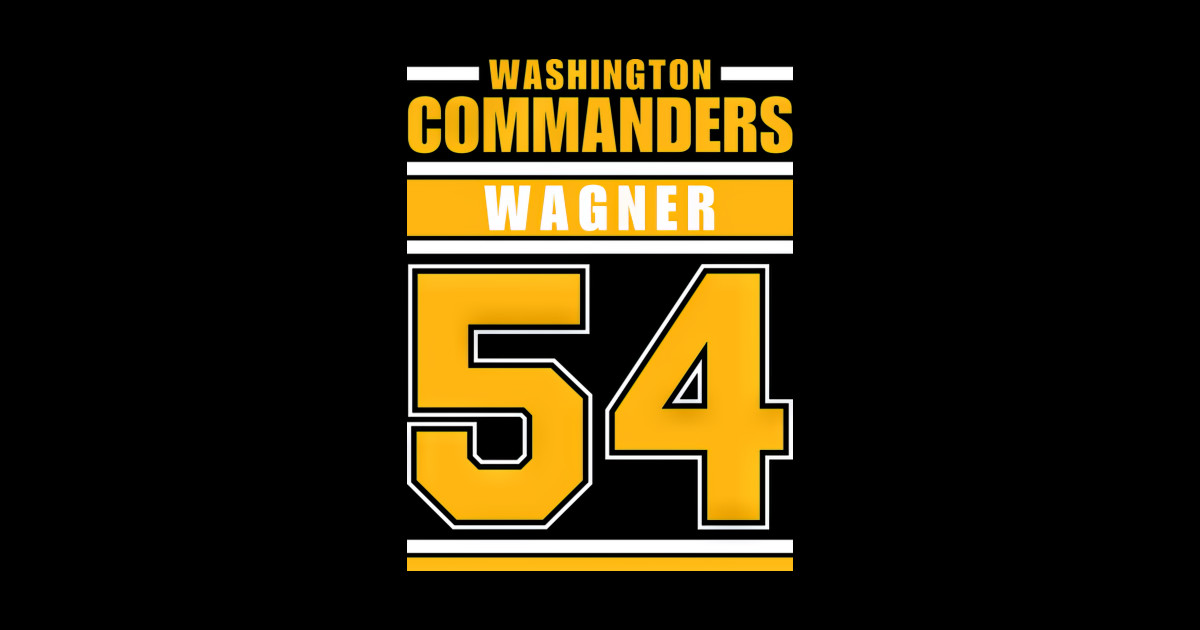 Washington Commanders Wagner 54 Football Players - sultan desain #52 - Washington Commanders ...