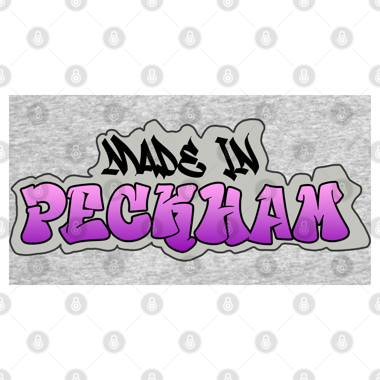 Made in Peckham I Garffiti I Neon Colors I Pink - Made In Peckham - T ...