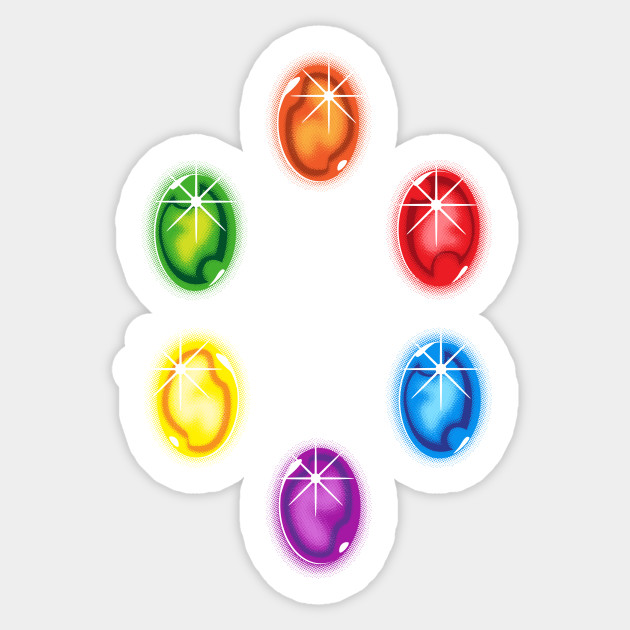 Infinity Stones - Avengers - Sticker | TeePublic