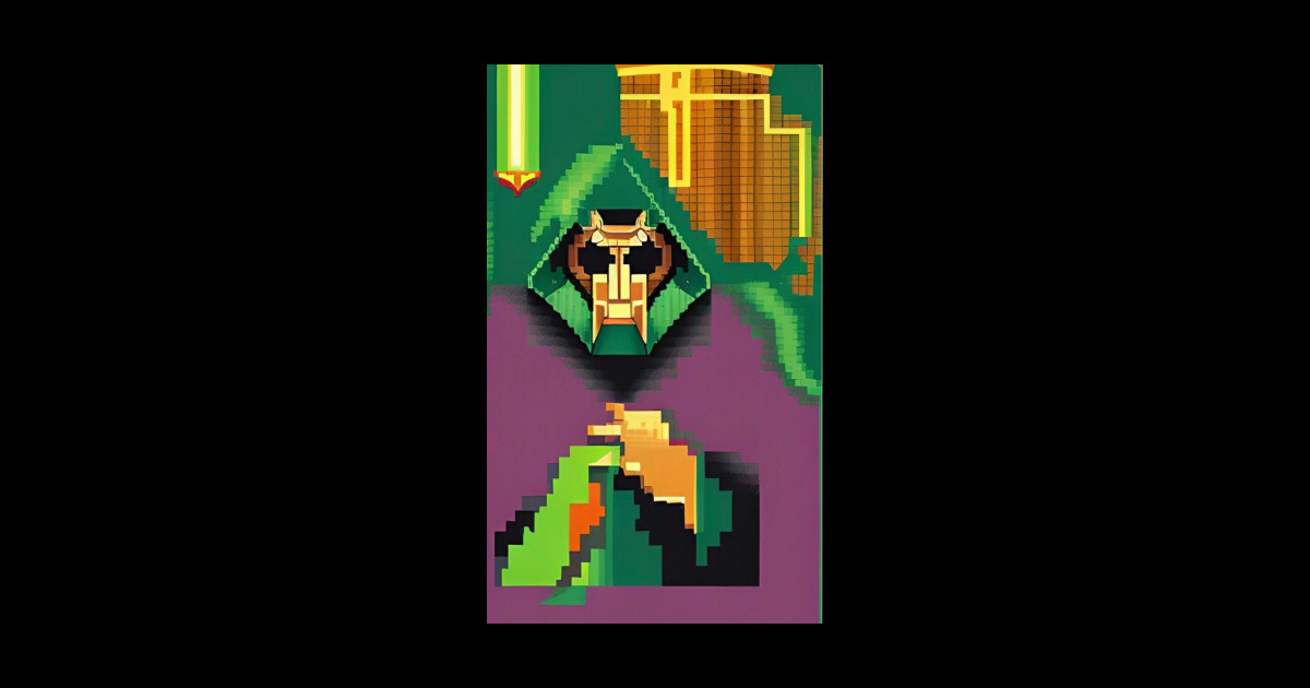 8-bit Doctor Doom - Doctor Doom - Posters and Art Prints | TeePublic