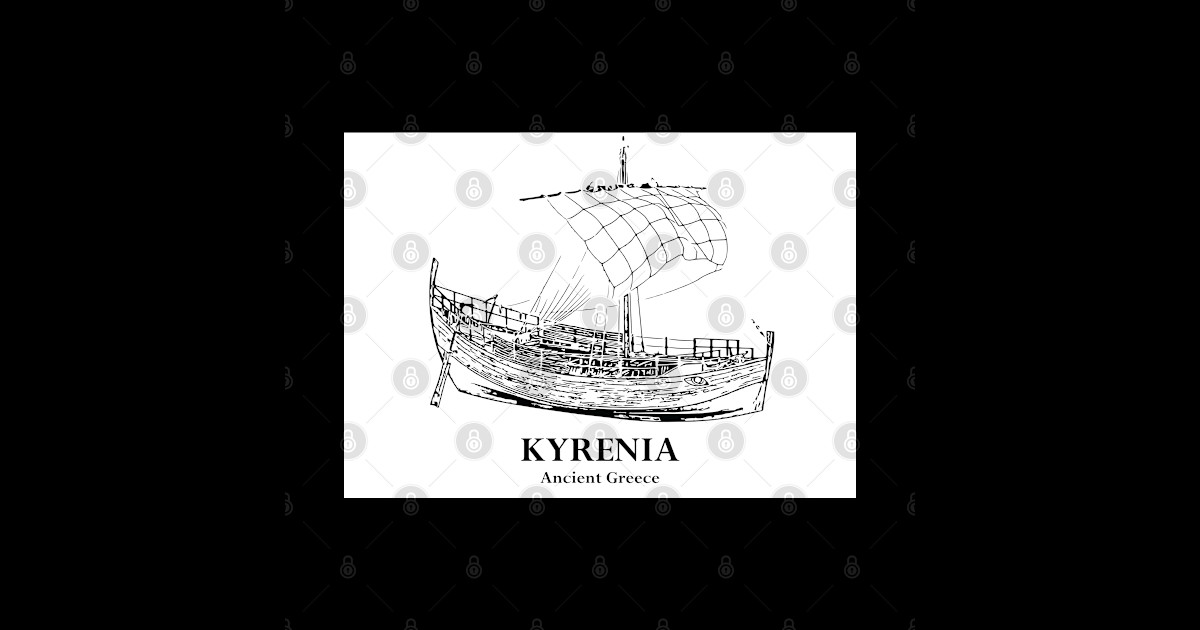 Kyrenia Ancient Greek Ship - Kyrenia Ship - Sticker | TeePublic