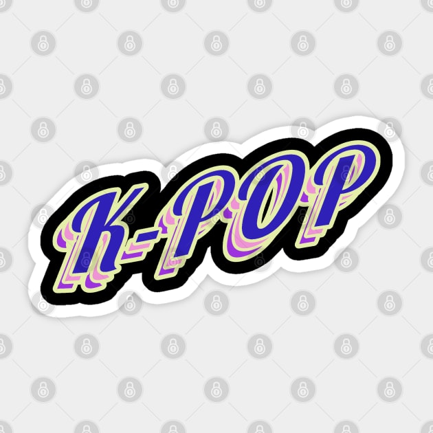 Vintage K-POP - Kpop - Sticker | TeePublic