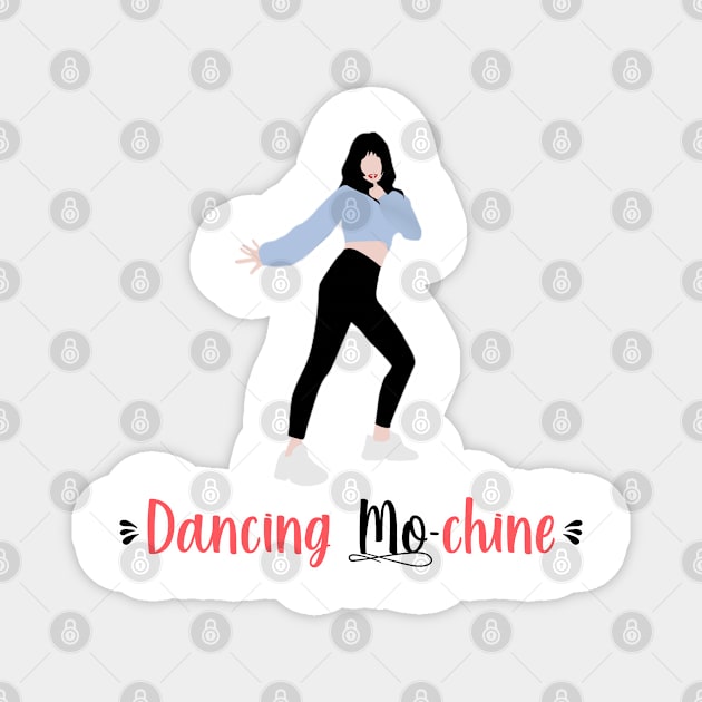 Twice Momo Dancing Machine - Twice Momo - Magnet | TeePublic