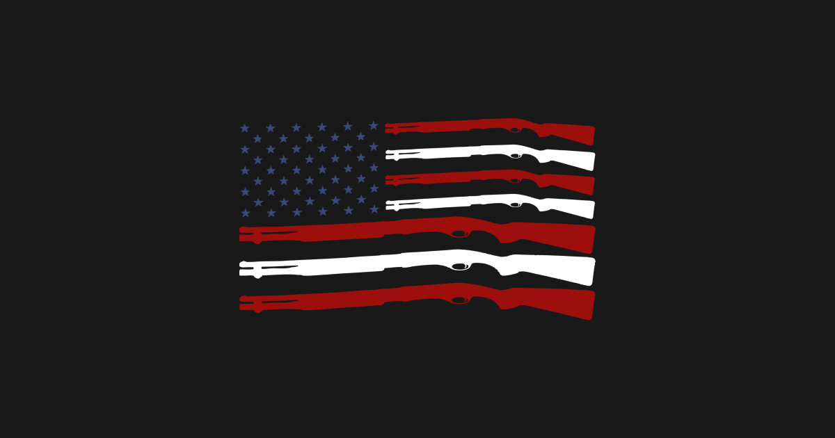 Gun Flag - Flags - T-Shirt | TeePublic