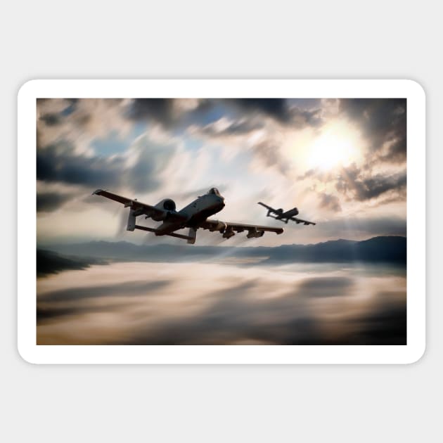 A10 Mountain Mission - A 10 - Sticker | TeePublic