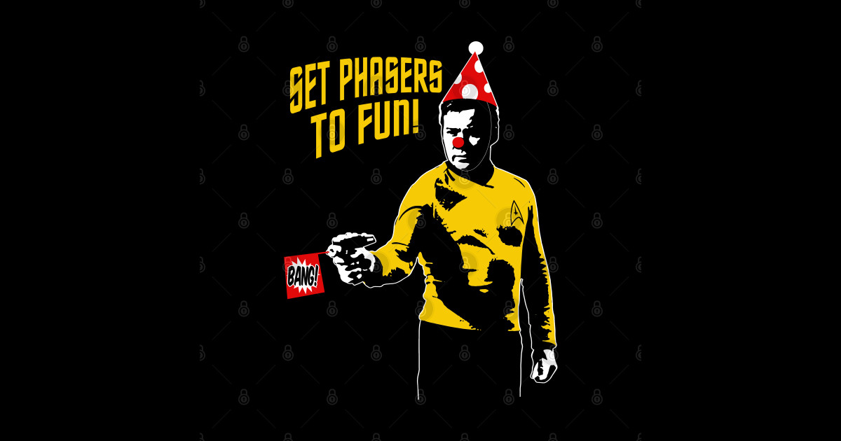 STAR TREK - Set phasers to fun! - Robzilla Clowns Science Fiction Space ...