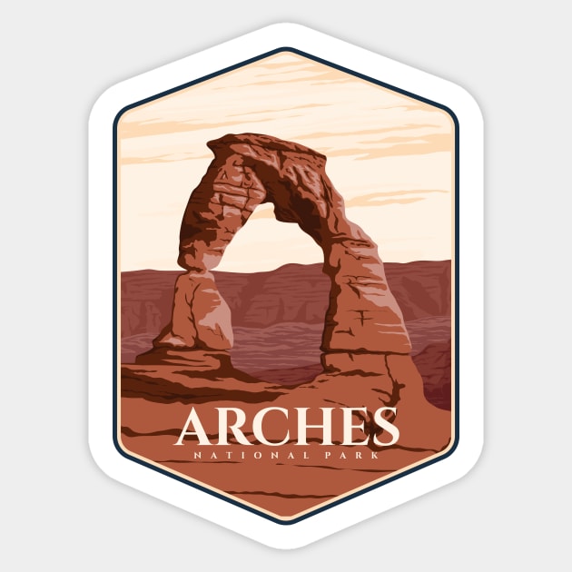 Arches National Park - Arches National Park - Sticker | TeePublic
